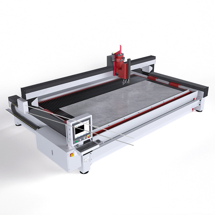 Gantry water jet cutting machine